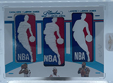 LeBron James 2020-21 Panini Flawless Triple Logoman Pulled - The ...